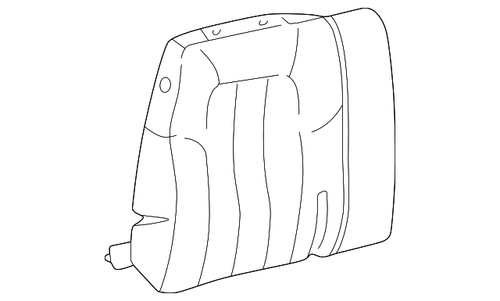 Genuine GM Seat Back Cover 88895206 | eBay