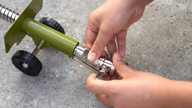 Mini Firecracker Launch Cannon, Stainless Steel Model, Military ...