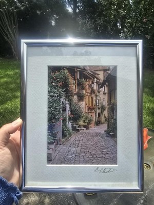 Rue Du Fleuri - Scanlan: Print- In Silver Frame 8 X 10”. EUC | eBay
