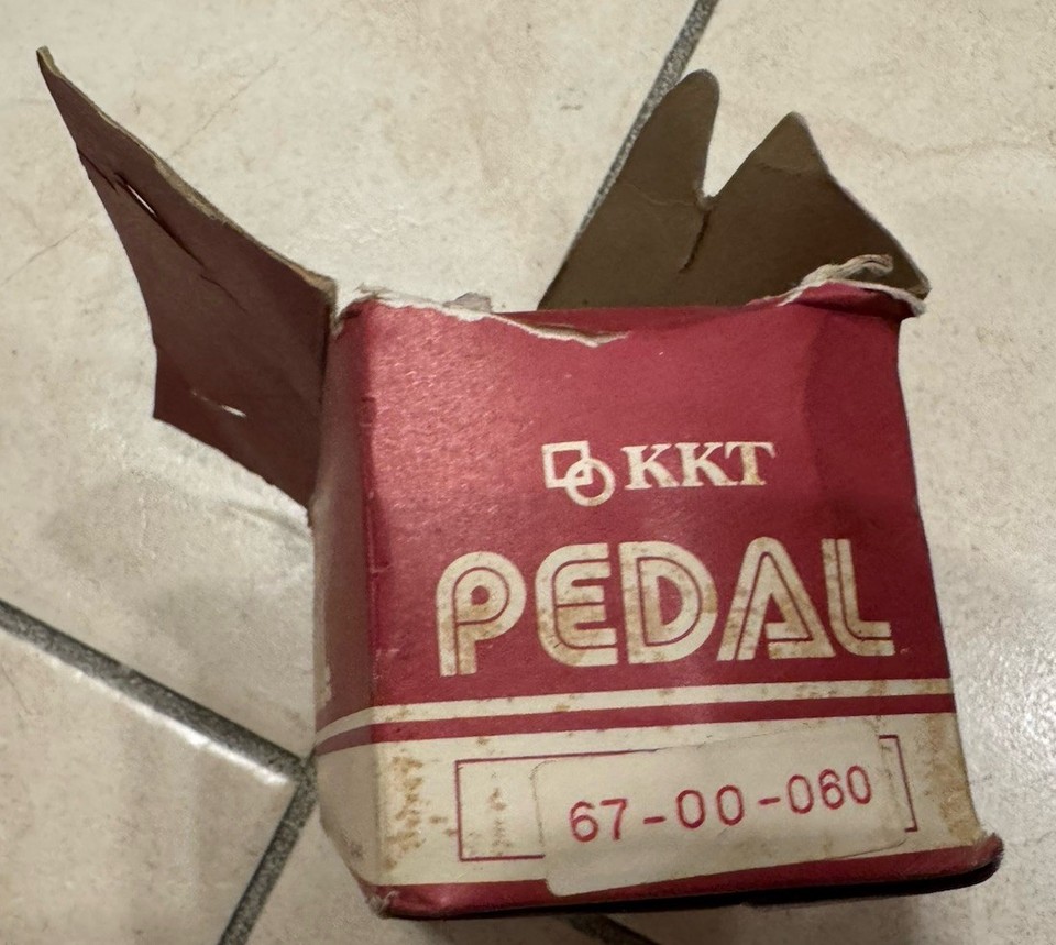 KKT Lightning Pedals FMX Blue 9/16 Old School BMX Vintage Cooks GT JMC ...