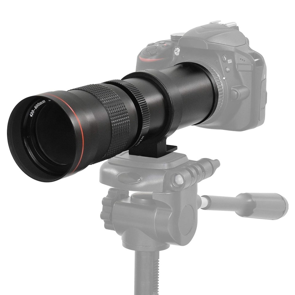 420-1600mm f/8.3 HD Telephoto Zoom Lens for Sony A6500 A6400 A6300 ...