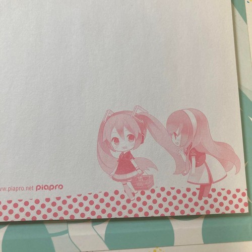 Vocaloid Hatsune Miku Binder Set with A4 Notepad 2013 | eBay