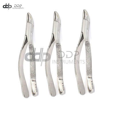3 Pieces EXTRACTING FORCEPS #150A DENTAL SURGICAL INSTRUMENTS | eBay
