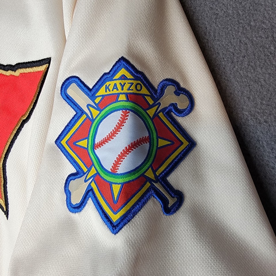 Authentic Doghouse Merch KAYZO #00 UNLEASHED Baseball Jersey Cream Size ...