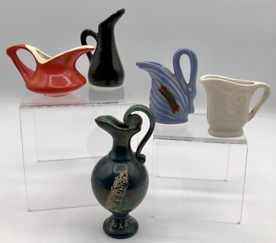 Vintage Lot Of 5 Miniature Pitchers /b | eBay