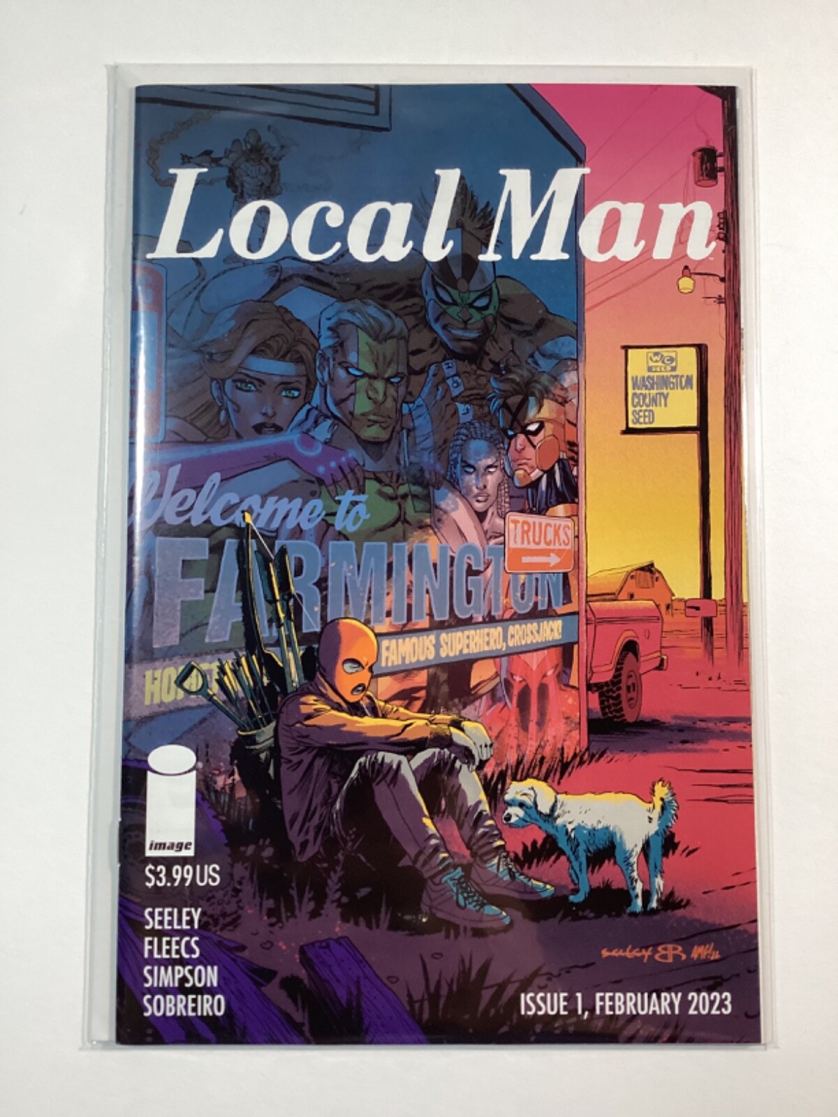 LOCAL MAN 2023 IMAGE #1A VF 8.0🥇1st PREMIER ISSUE🥇🏆TIM SEELEY+TONY ...
