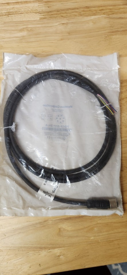 Mencom Corporation MDCP-8FP-2M-B Receptacle 8 Pole Female Straight 2M ...