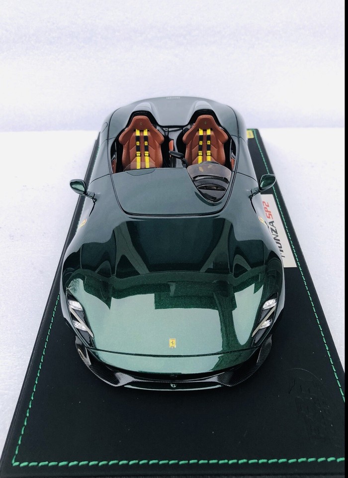1/18 BBR Ferrari Monza SP2 Dark Green Limited 24 PCS With Display Case ...