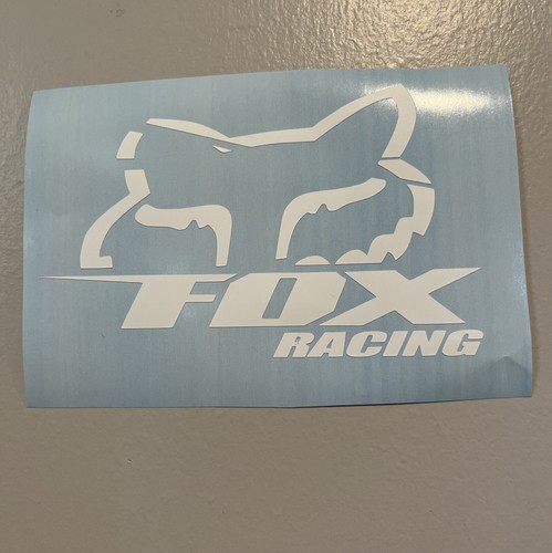 "Fox Racing" Vinyl Car Truck Decal Window Sticker Outdoor/Indoor | eBay