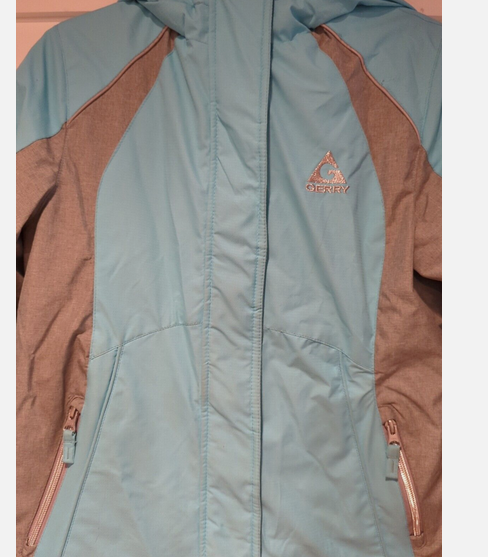 GERRY GIRLS 3 IN ONE WINTER W/BEANIE JACKET (CAPRIS TEAL-AQUA/GRAY S 7/ ...