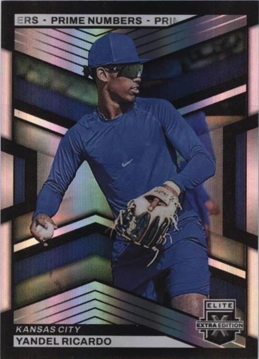 2023 Panini Elite Extra Edition - Yandel Ricardo #105 Prime Numbers A ...