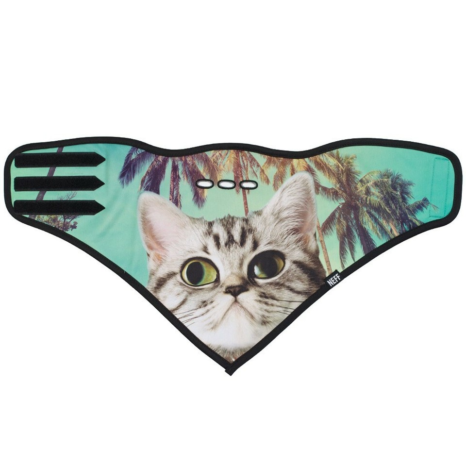 Neff Mens Beachcat Mountain Facemask Beach Cat Face Mask Gaiter New | eBay