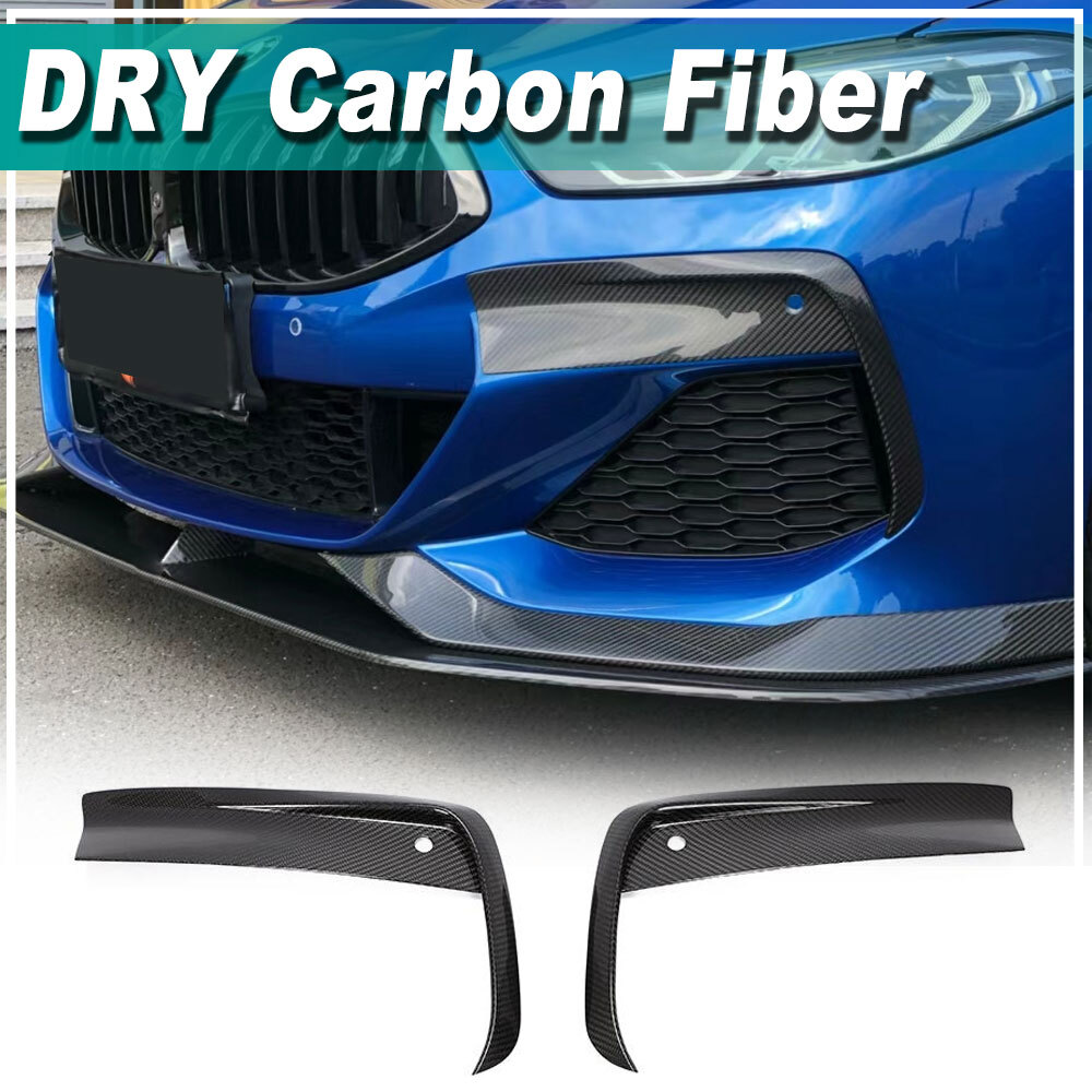 For BMW G14 G15 G16 M-Sport Dry Carbon Front Bumper Splitter Air Vent ...