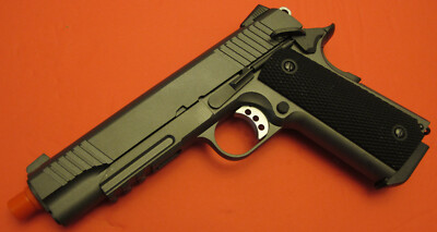 Full Metal Green Gas Blowback Airsoft Gun 1911 Gun Metal Color 350 FPS ...