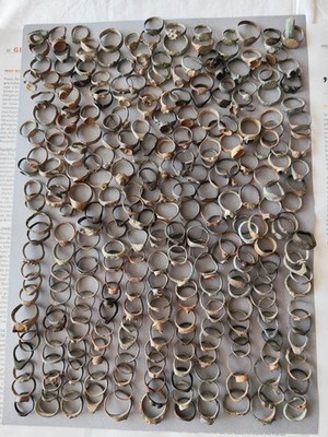 LOT OF 10 RANDOM ANCIENT ROMAN TO MEDIEVAL BRONZE RINGS | eBay