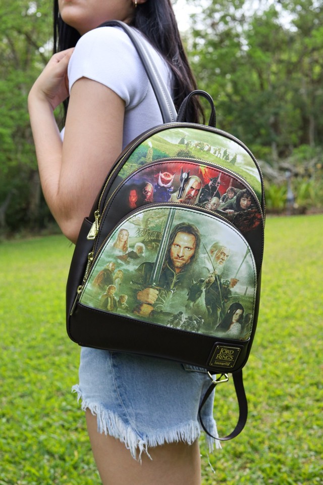 Loungefly Lord of the Rings Trilogy Mini Backpack LOTR Unisex | eBay