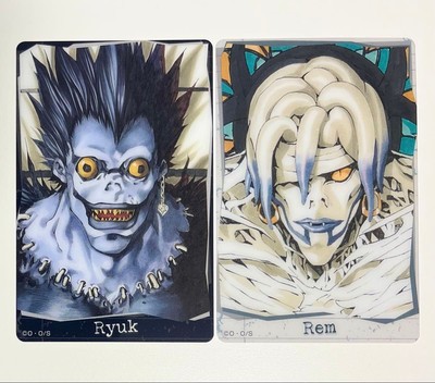 DEATH NOTE Ryuk & Rem Illustration Card Set My Dear Light POPUP Japan ...