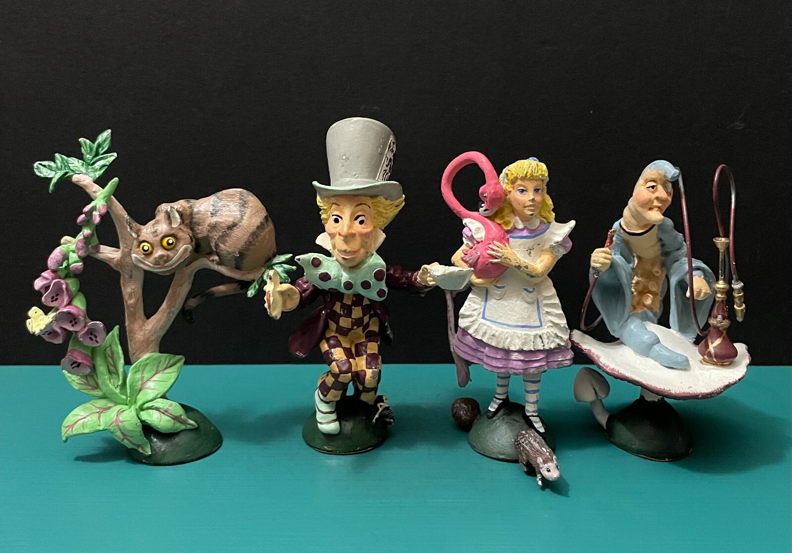 Hamilton Disney Collection Pewter 11 Alice in Wonderland Diorama Mini ...
