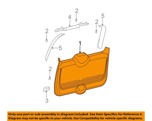 CHRYSLER OEM 01-17 Patriot Lift Gate Interior Trim-Lift Gate Trim ...
