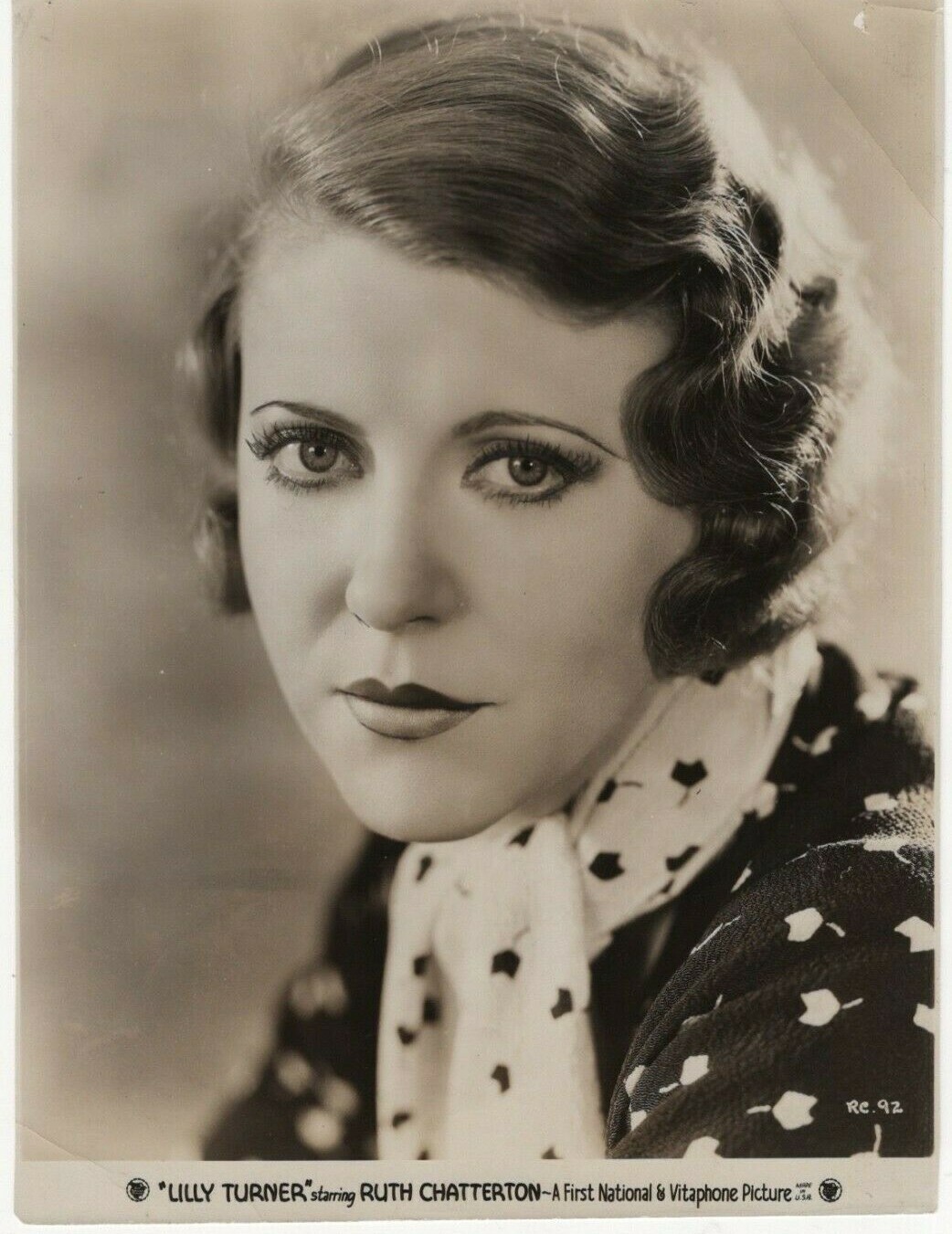 Ruth Chatterton in Lilly Turner (1933) STUNNING PORTRAIT ORIGINAL Photo ...