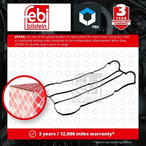 Rocker Cover Gasket fits FORD FIESTA Mk5, Mk6 1.25 2002 on 1141575 ...