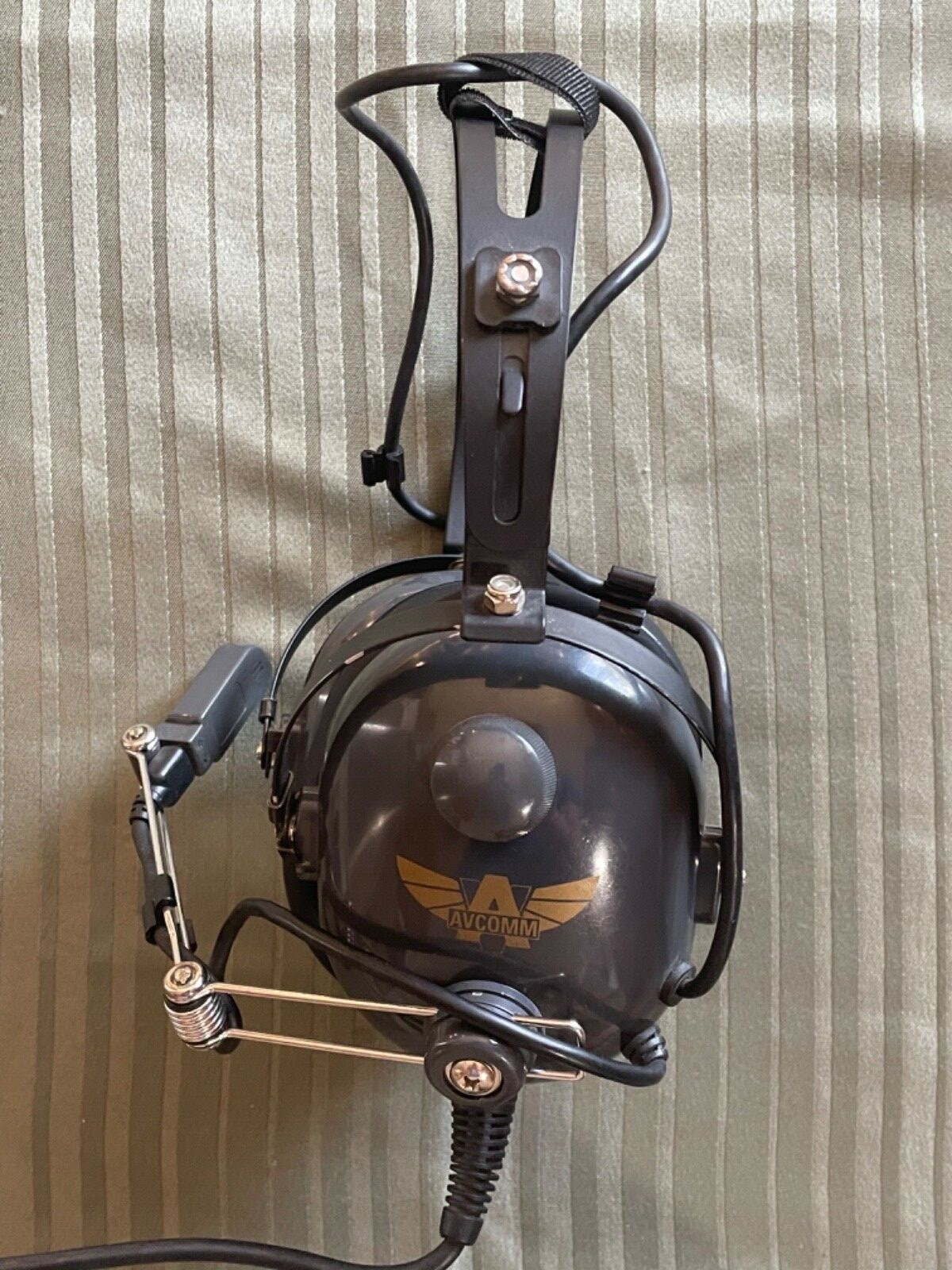 Vintage Avcomm Aviation Headset | eBay