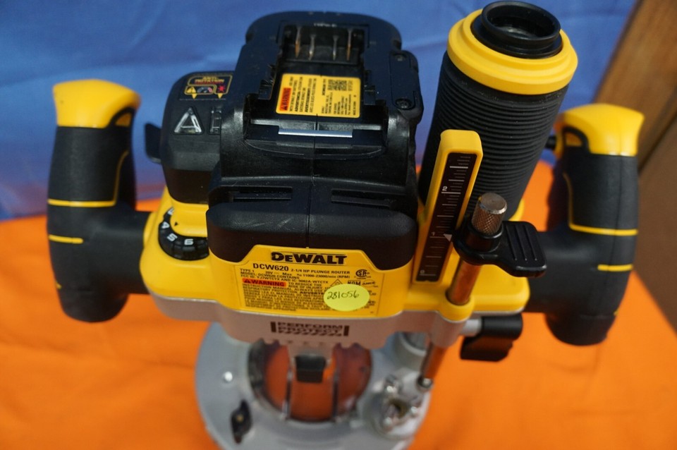DeWalt DCW620 XR Plunge Router Max 2-1/4 HP Brushless Cordless Bare ...