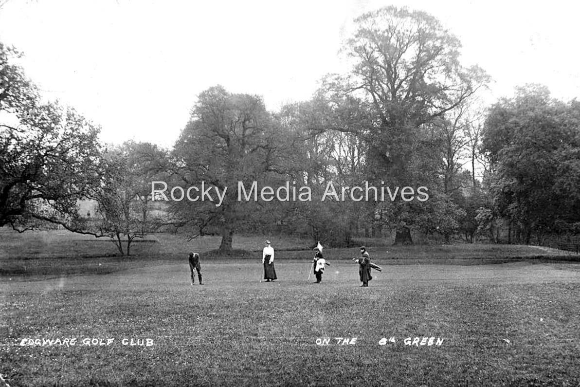Ctr-27 Edgware Golf Club, London, 1907. Photo | eBay