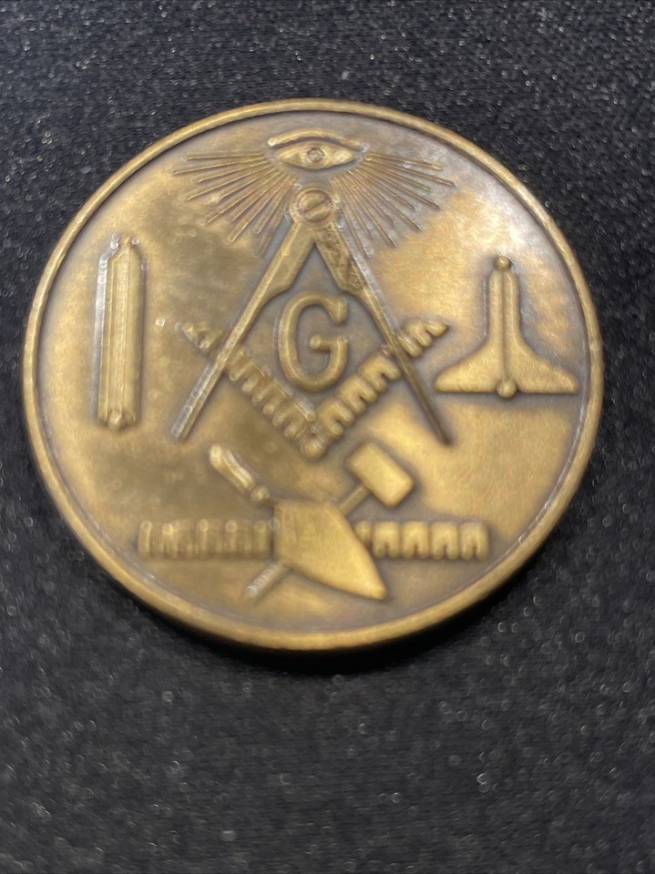 VINTAGE MASONIC MASON COIN TOKEN 125th ANOKA LODGE MINNESOTA | eBay