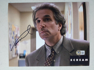 HENRY WINKLER Signed 8x10 Photo Scream Principal Himbry Autograph BAS ...