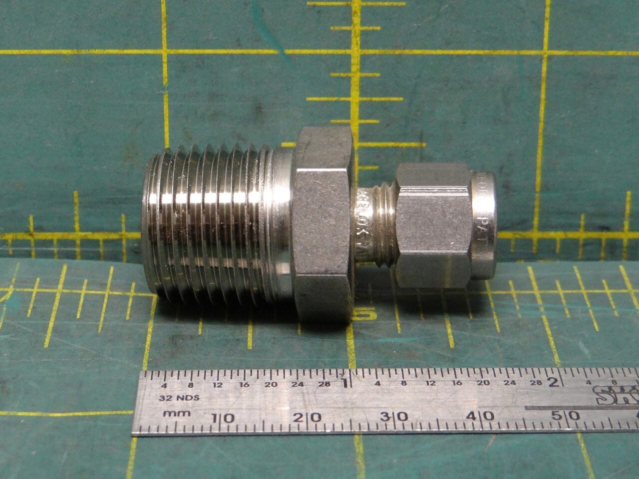 Stainless Steel Swagelok Fitting Male Connector 1/2" NPT x 1/4 ...