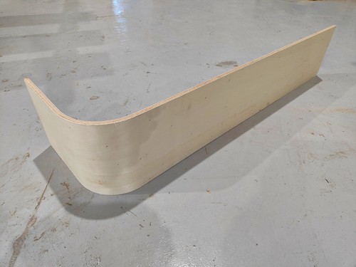 Plywood Face Bullnose Riser 200mm Rise Feature Tread for Staircase ...