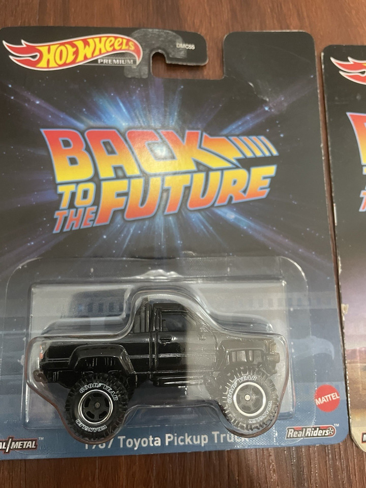 Hot Wheels Premium Back to the Future Toyota Pickup Truck 1987 Black ...