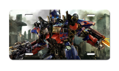 Transformers Optimus Prime Movie Autobot License Plate Auto Truck Car ...