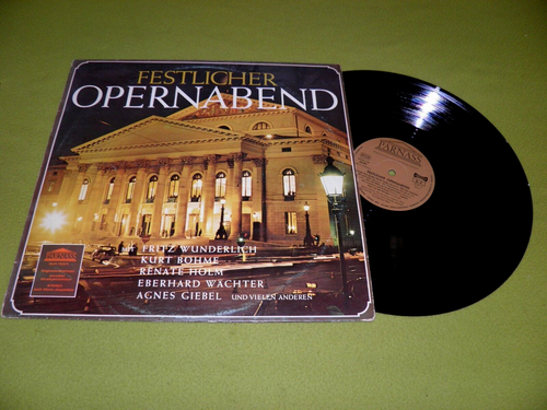 Festlicher Opernabend Festive Opera 1971 Stereo LP Kurt Bohme / Fritz ...