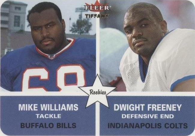 2002 Fleer Tradition - Rookies Mike Williams, Dwight Freeney #298 ...