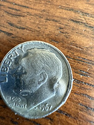 1967 Gas Bubbles Mint Error Dime Circulated Rare Very Good Condition | eBay