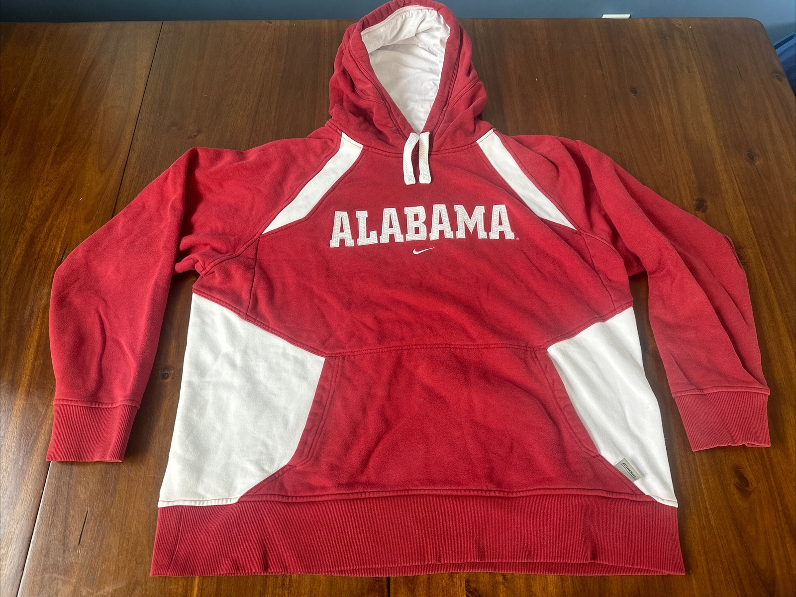 Alabama Crimson Tide Nike Center Swoosh NCAA Hoodie Size XL Vintage | eBay