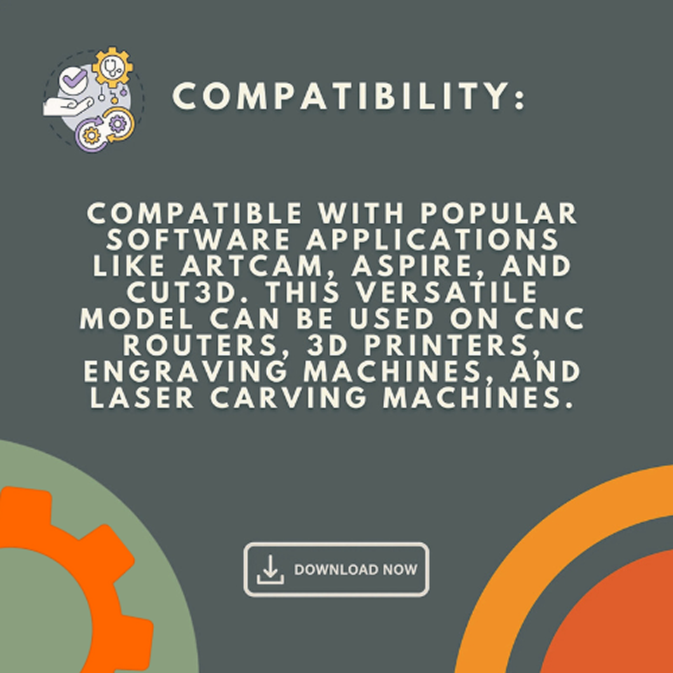 Bass Fish STL File 3D Model For CNC Router Printer Artcam | eBay