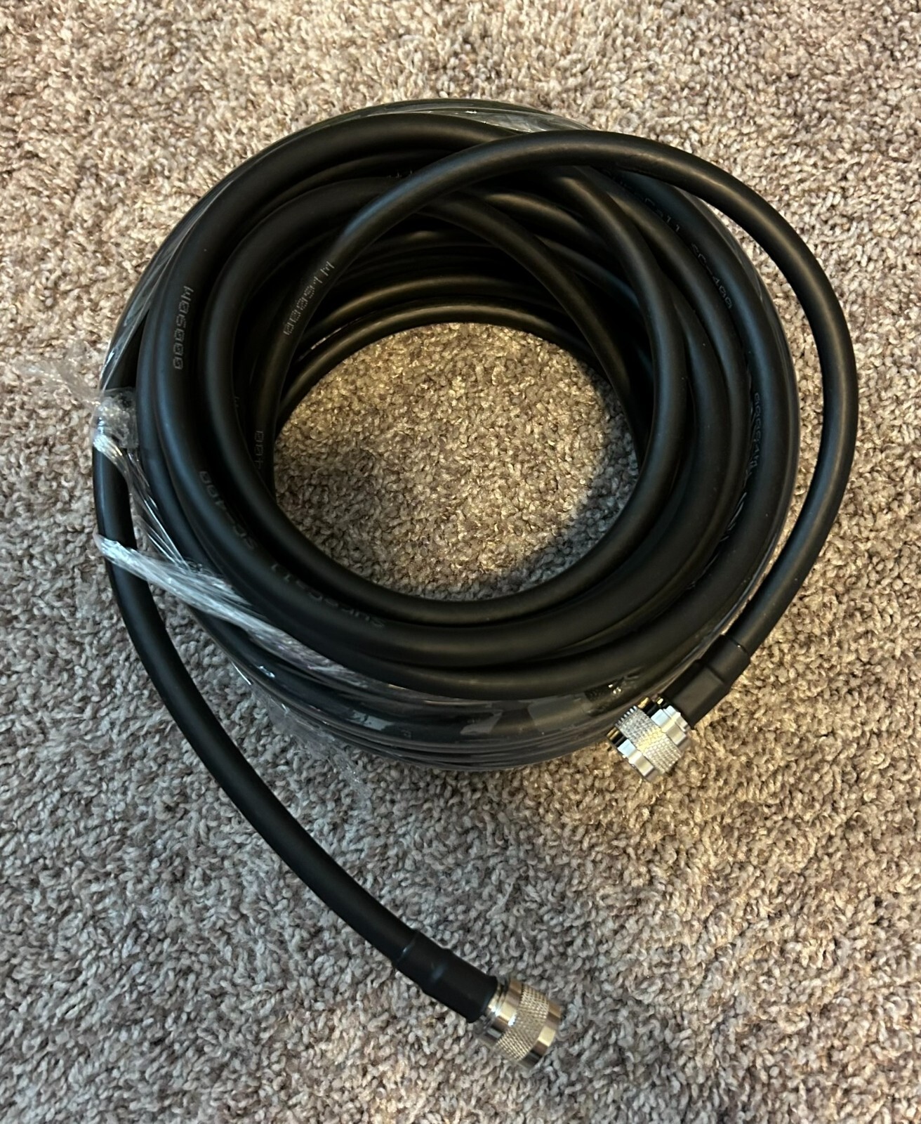 SureCall 50' SC-400 Ultra Low-Loss Coax Cable with N-Male Connectors ...