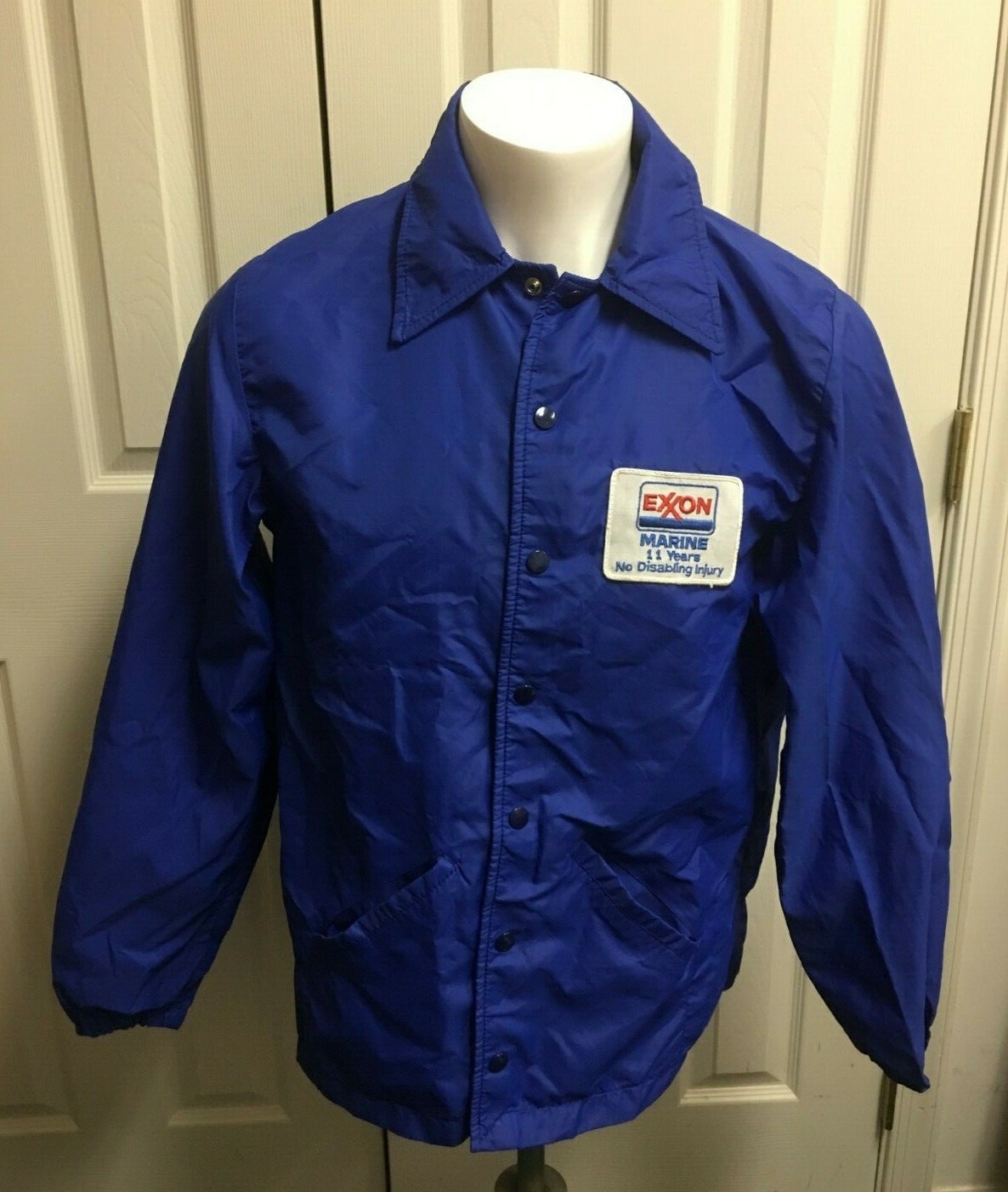 Vintage Original Exxon Marine Jacket Size Medium USA Made 1970s 1980s ...