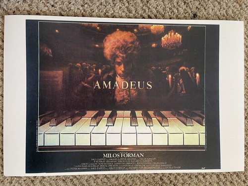 Amadeus Milos Forman Music Poster 11 x 17 (58&62) | eBay