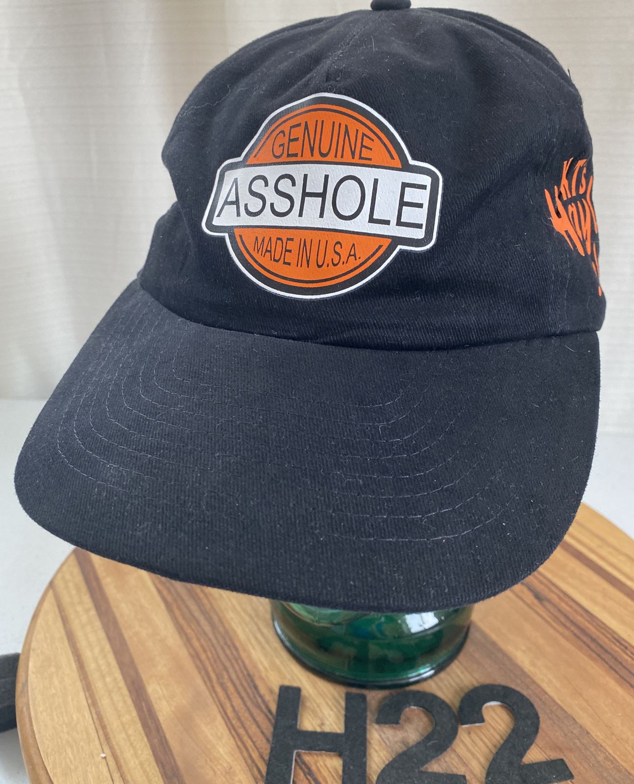 KT'S HAYLOFT SALOON LOLO MONTANA "GENUINE A**HOLE “ HAT SNAPBACK VGC ...