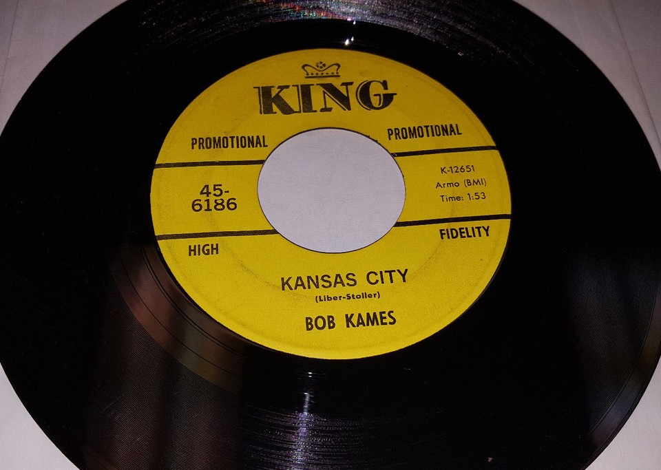 BOB KAMES It's A Small World / Kansas City 7" 45 King 45-6186 Popcorn ...