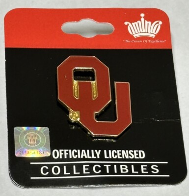 Oklahoma Sooners Pin OU Football Lapel Pin NCAA Aminco | eBay