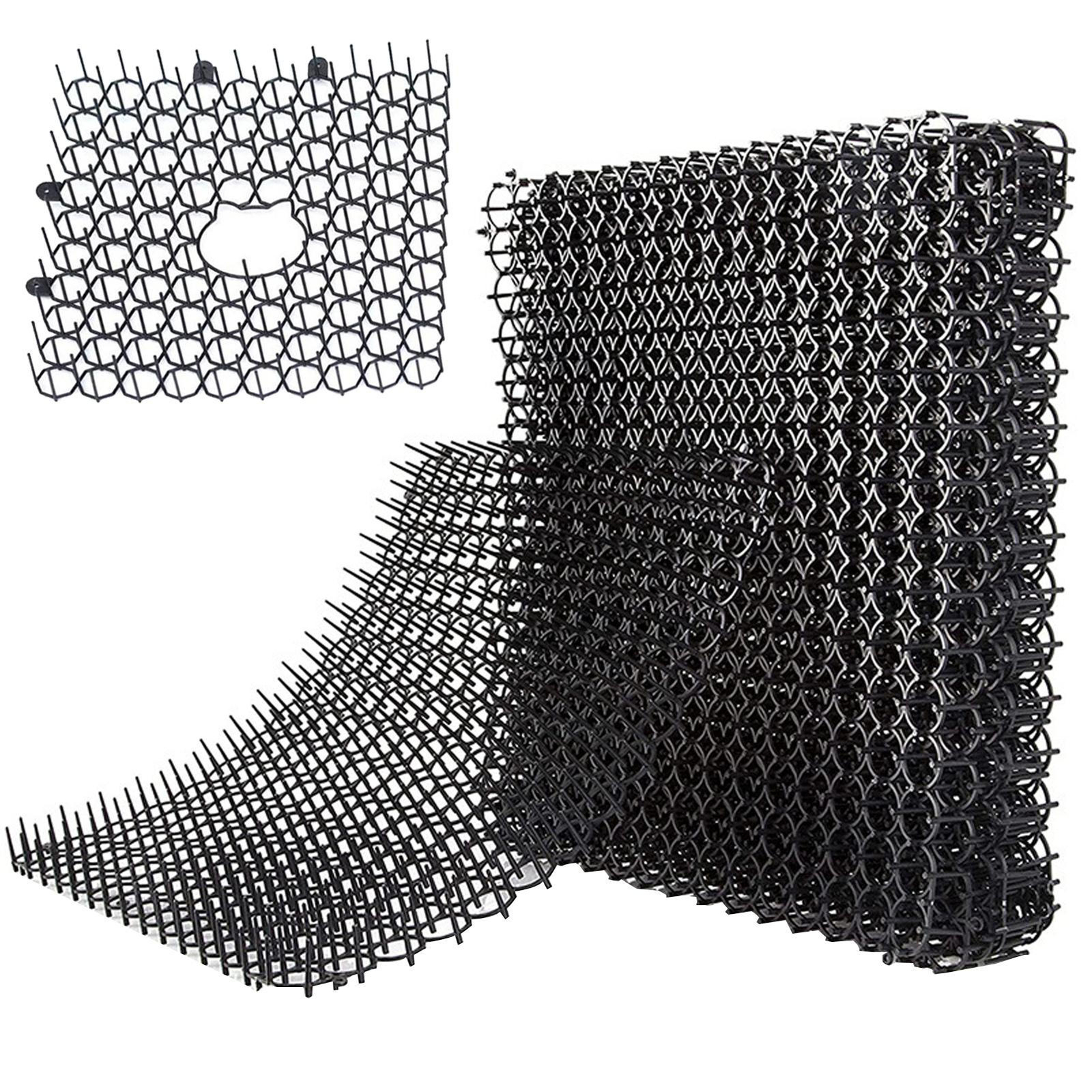 12pcs Cat Spikes Mat Landscaping Animal Deterrents Mat Kitten Anti-Jump ...