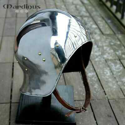 Hardened Steel Tempered Medieval English Leboa Salat Medieval helmet ...