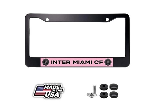 **NEW** Inter Miami CF License Plate Frame for Car (Matte Black) | eBay