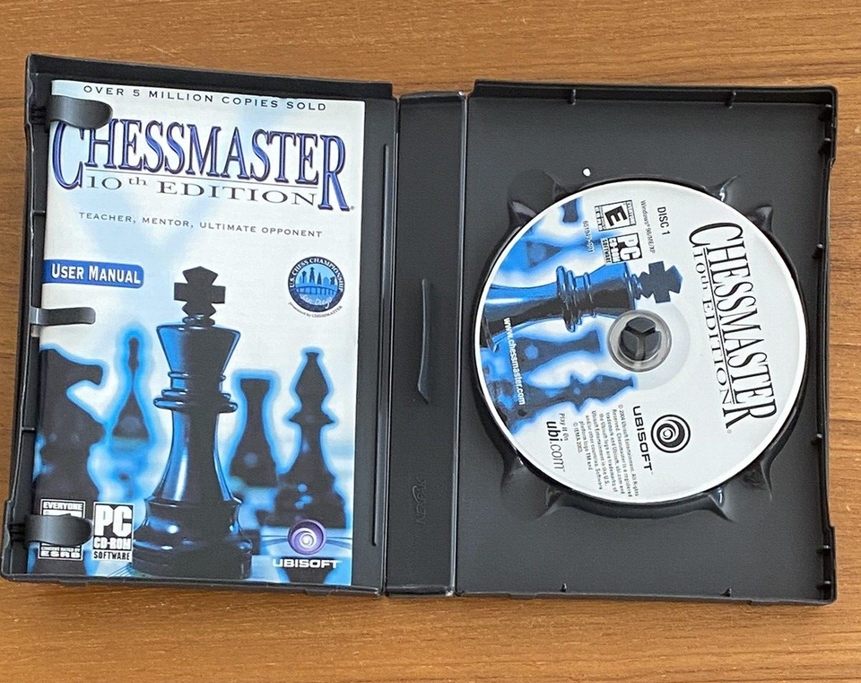 CHESSMASTER PC CD 10th Edition Teacher Mentor Opponent *Free Shipping ...