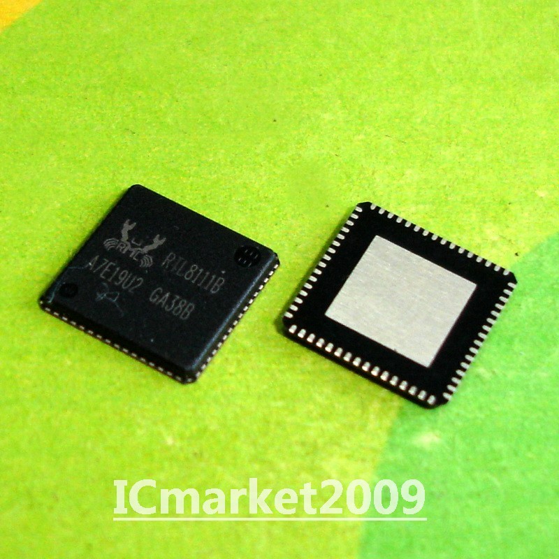 2 PCS RTL8111B QFN-64 RTL8111B-GR RTL8111 Fast Ethernet Controller IC ...